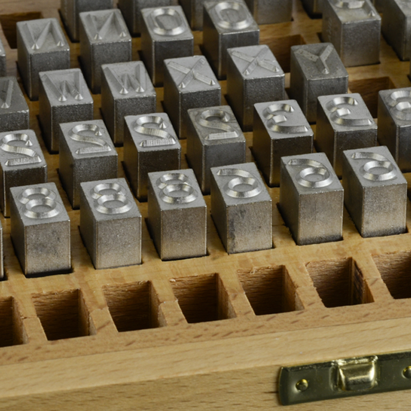 Steel Type and Holders - Young Brothers Stamp Works